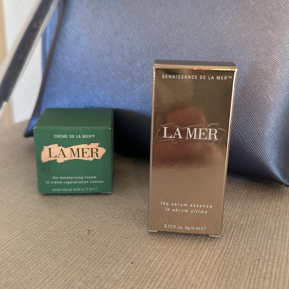La Mer | Skincare | La Mer Set Crme De La Mer Moisture Cream Genaissance Serum Makeup Bag 3 ...